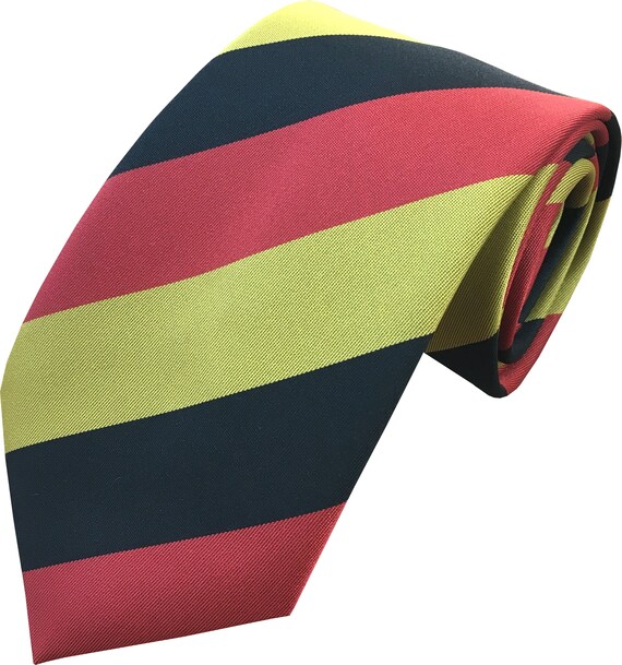 Men's German Germany National Flag Striped Neck Tie | Etsy