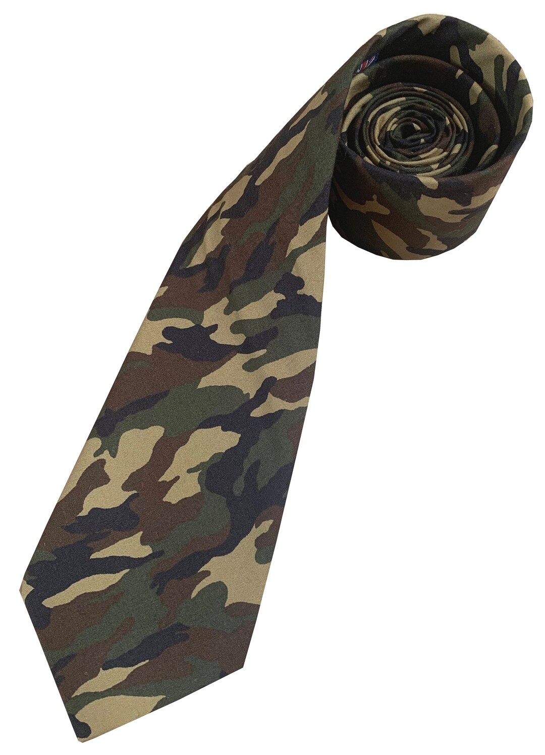 Men's 100% Cotton Camo Camouflage Neck Tie - Etsy
