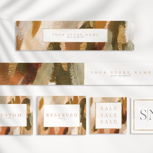 Editable Etsy Branding Kit Etsy Branding Etsy Beige | Etsy