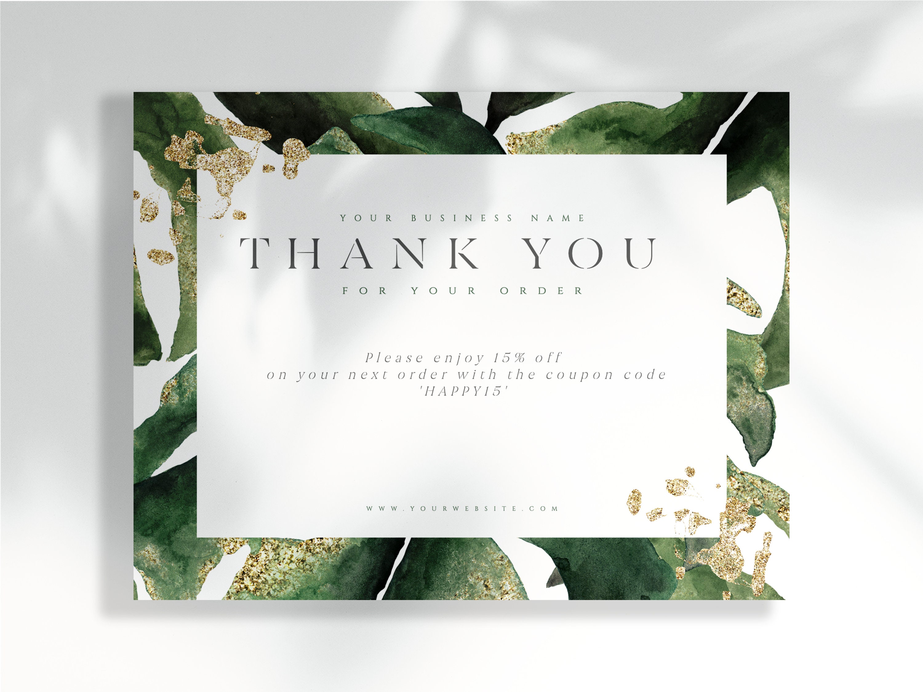 DIY Thank You Card Printable Thank You Cards Thank You for - Etsy