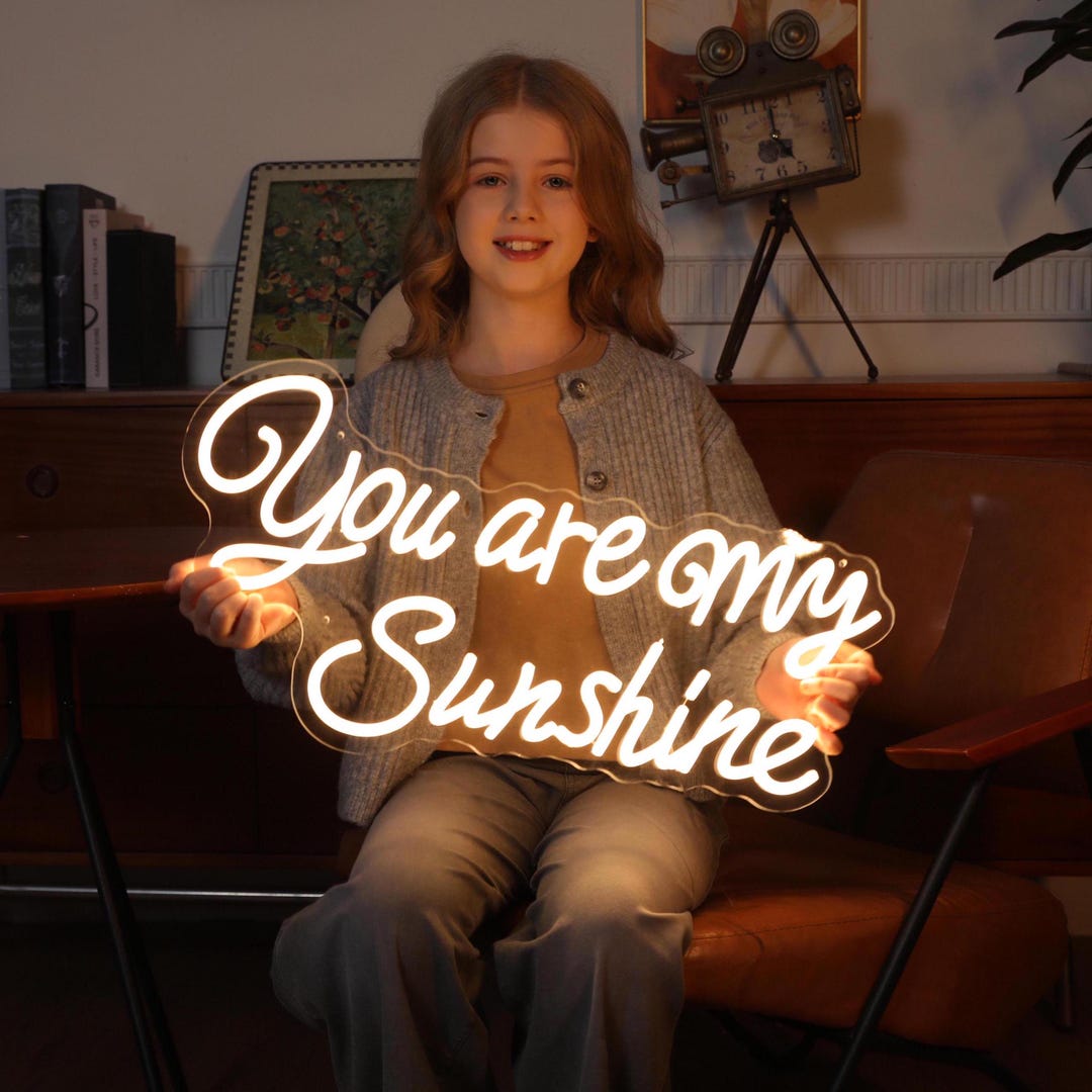 You Are My Sunshine Neon Sign, Wedding Sign, Custom Neon Sign, Kids ...