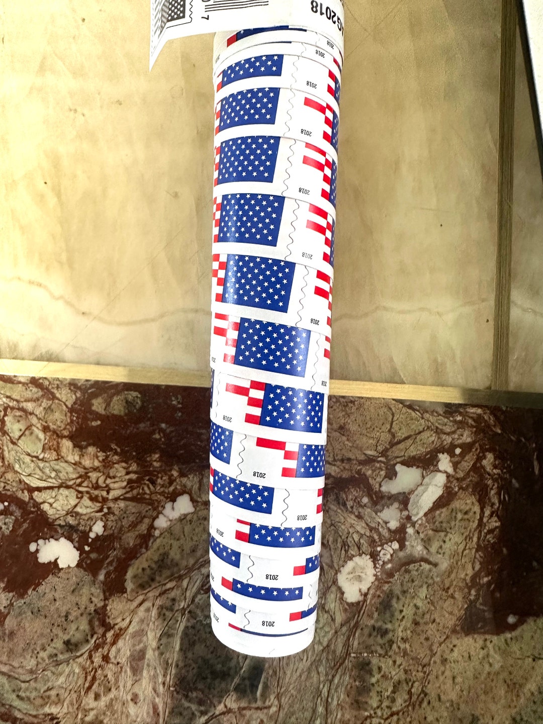 1000 New US Flags Stamps Unused US Forever First Class Perfect for ...