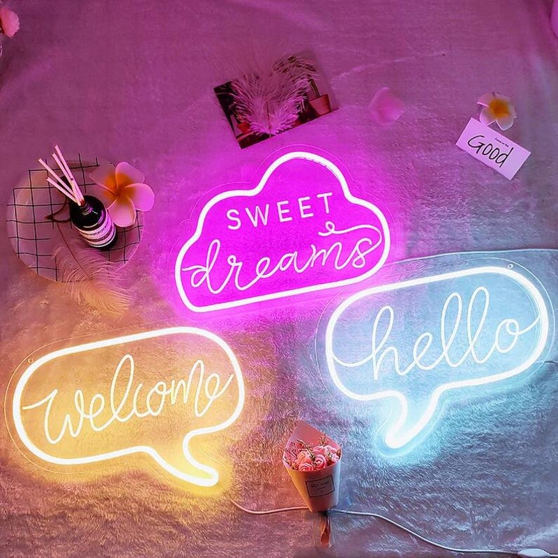 Tabletop Neon Etsy