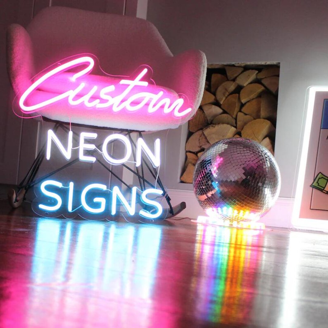 Custom Neon Sign | Neon Signs | Personalized Gifts | Wedding Signs ...