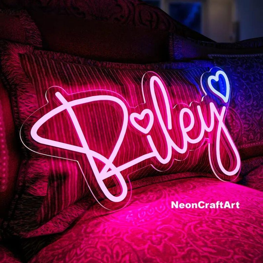 Personalized Led Name Sign Custom Teenage Girl Gifts,custom Neon Name ...