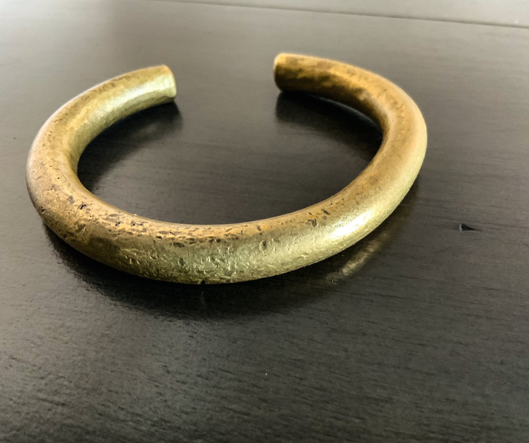Ancient African Brass Currency Cuff - Etsy Israel