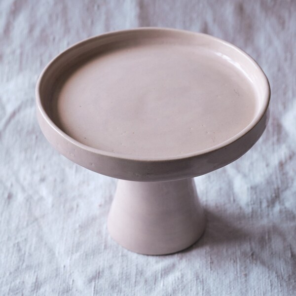 Ceramic Cake Stand - Etsy