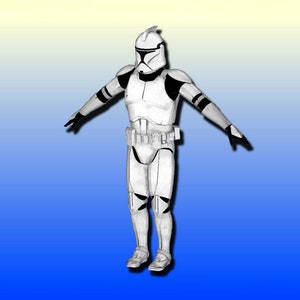 Clone Trooper Phase 1 Armor Templates - Foam - Etsy