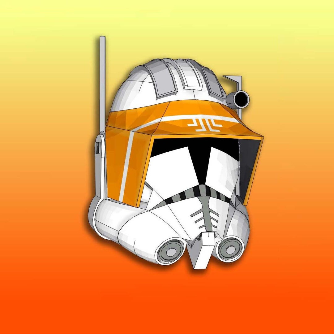 Animated Commander Cody Phase 2 Helmet Templates Foam - Etsy
