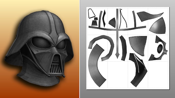 Printable Darth Vader Helmet Template Printable World Holiday