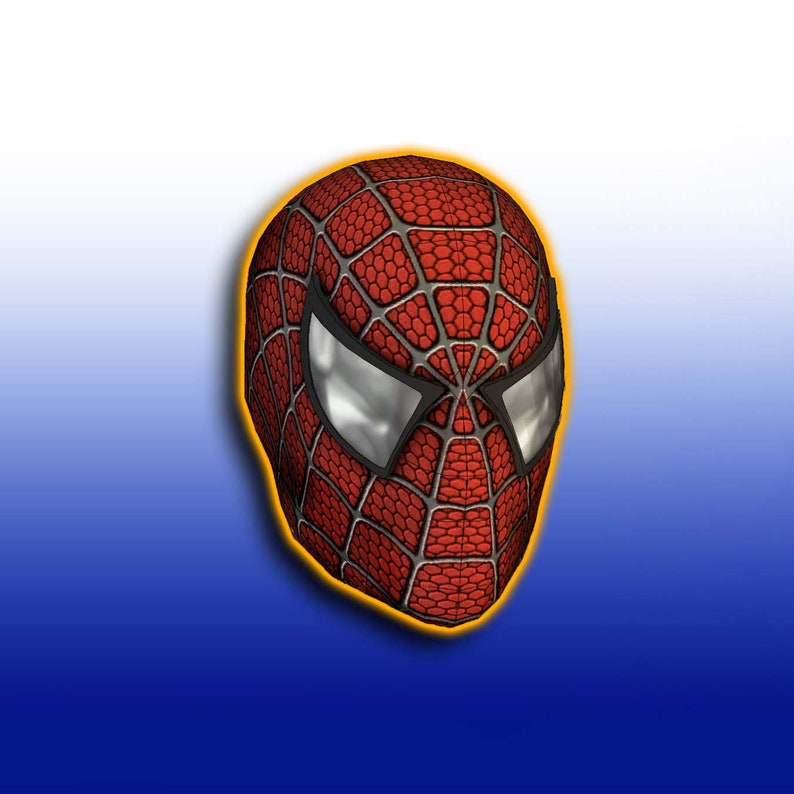 Spiderman Mask Faceshell Templates for Toby Maguire / Sam - Etsy Ireland
