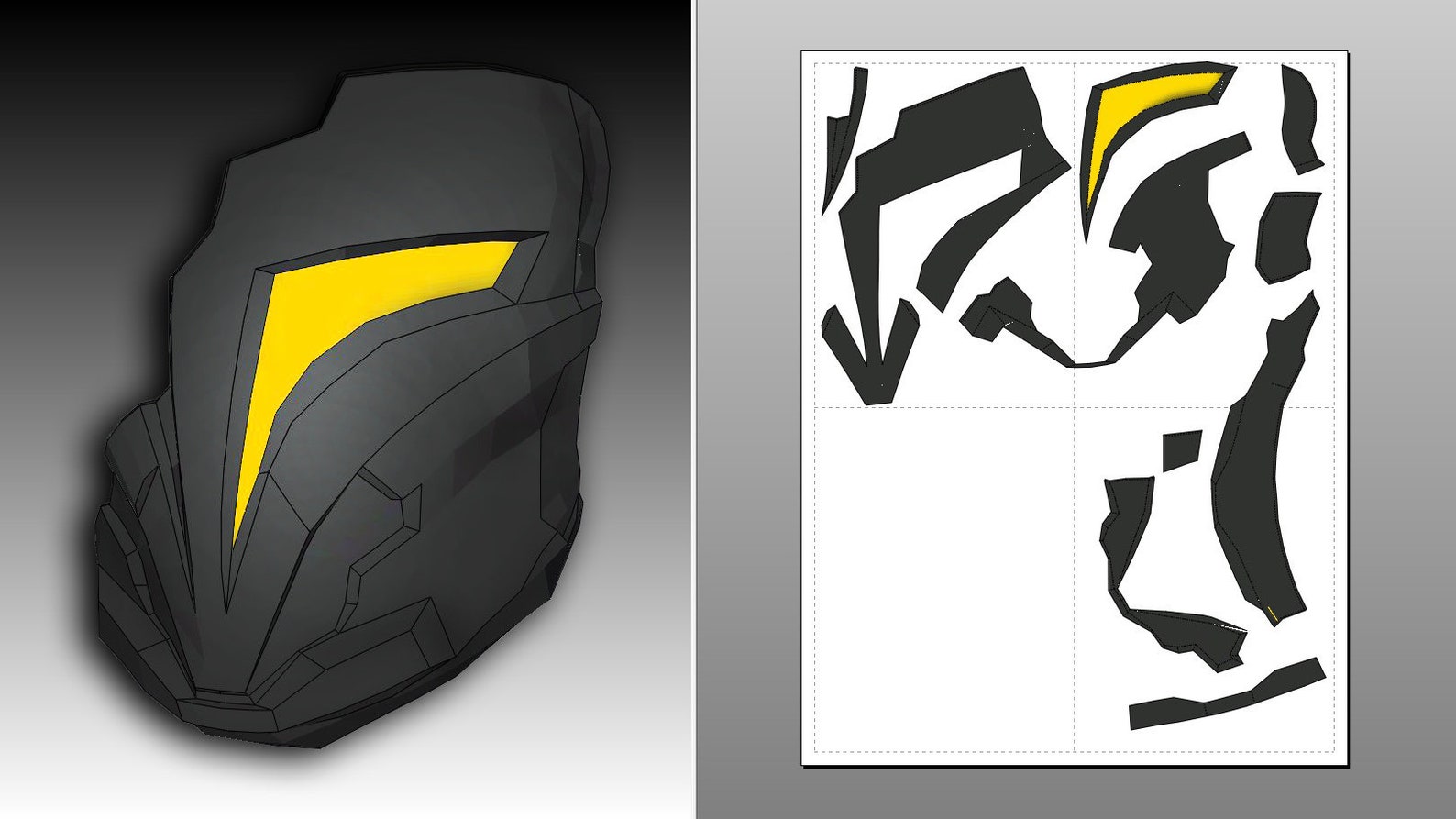 Arcann Mask Templates - Star Wars the Old Republic - Foam - Etsy