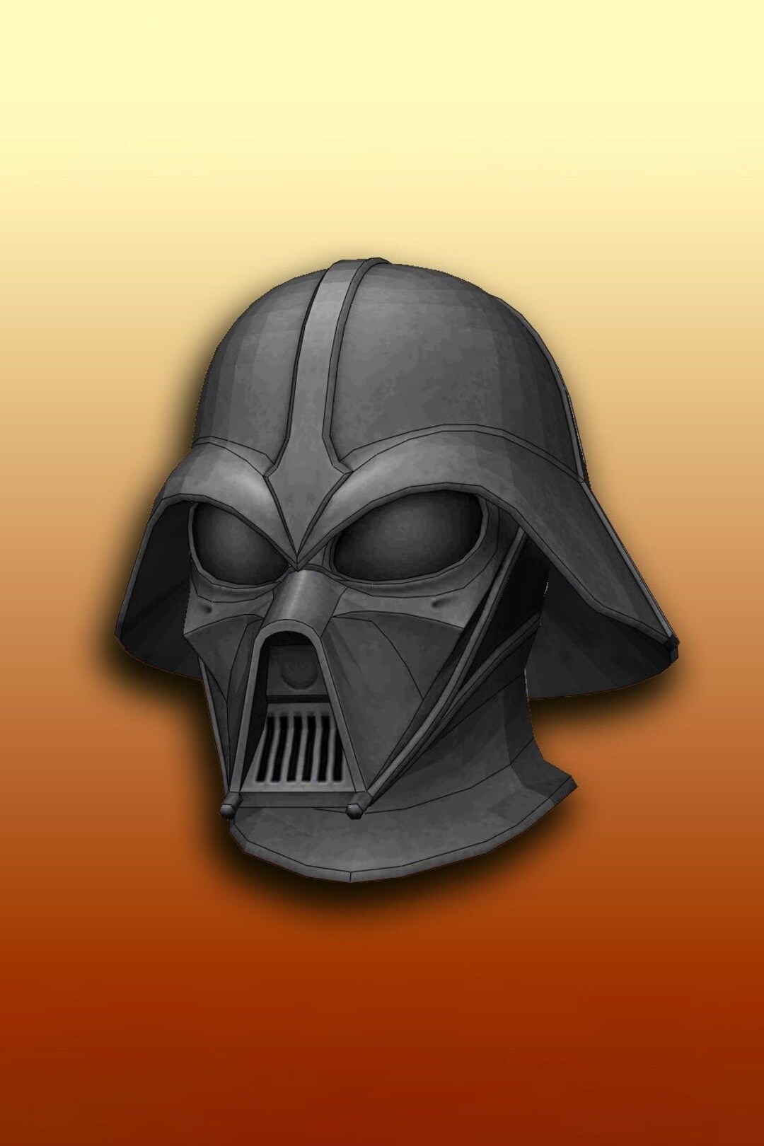 Darth Vader Ralph Mcquarrie Helmet Templates - Foam - Etsy