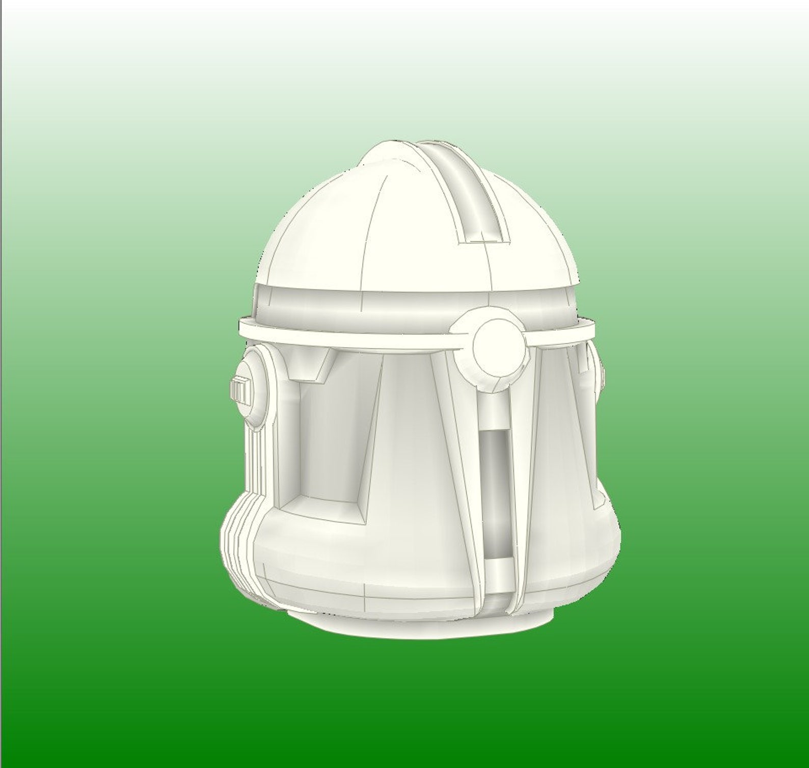 Clone Trooper Phase 2 Helmet Templates - Foam - Etsy Canada