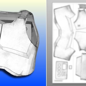 Clone Trooper Phase 1 Armor Templates - Foam - Etsy