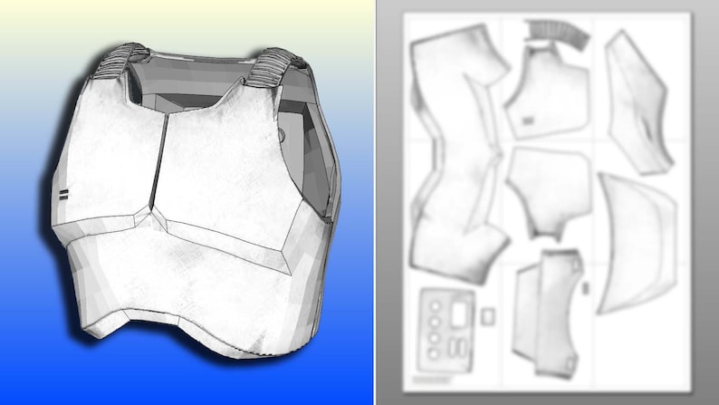 Clone Trooper Phase 1 Armor Templates - Foam - Etsy