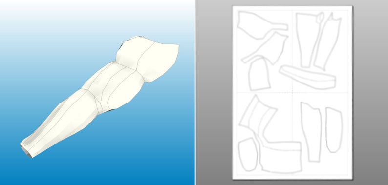 Arm Muscle Templates - Foam - Etsy