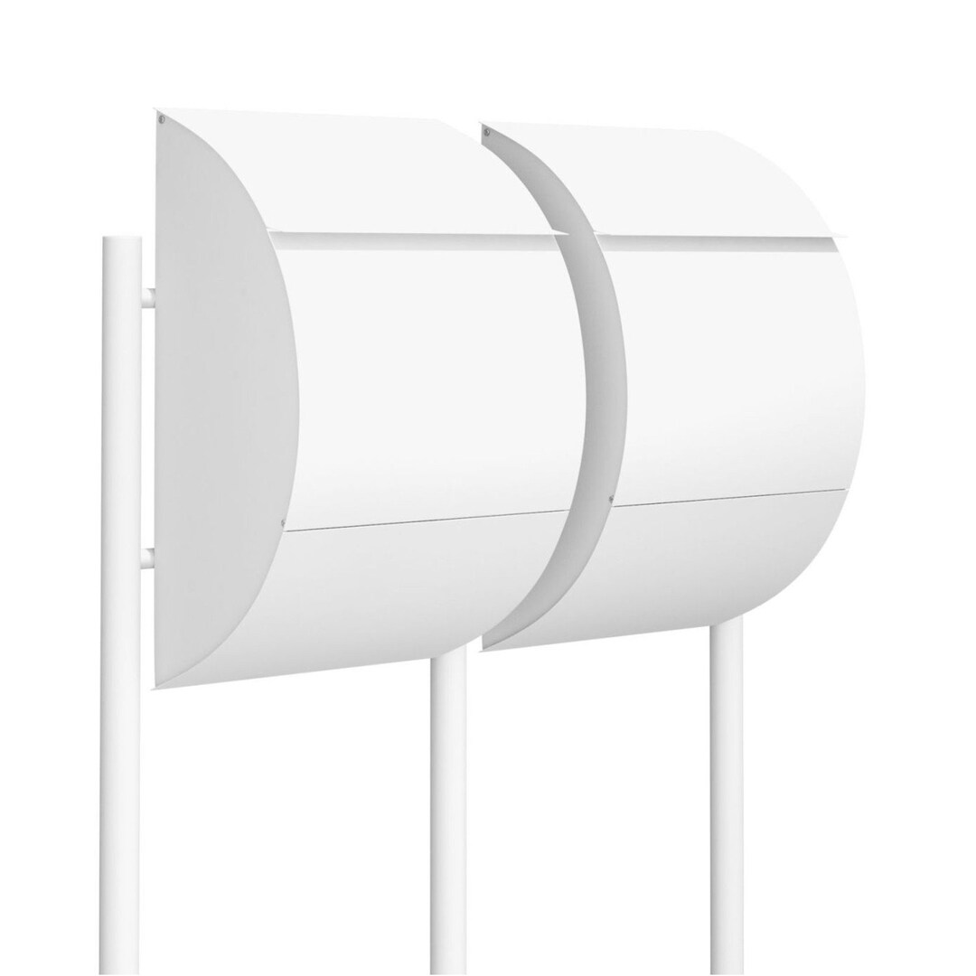 Mailbox System Jumbo for Two White - Etsy