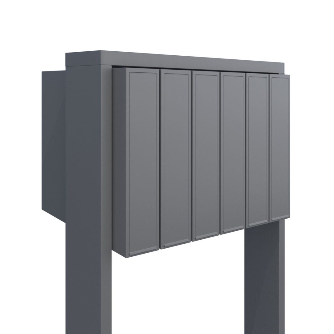 Letterbox System Flag for Six Grey Metallic - Etsy UK