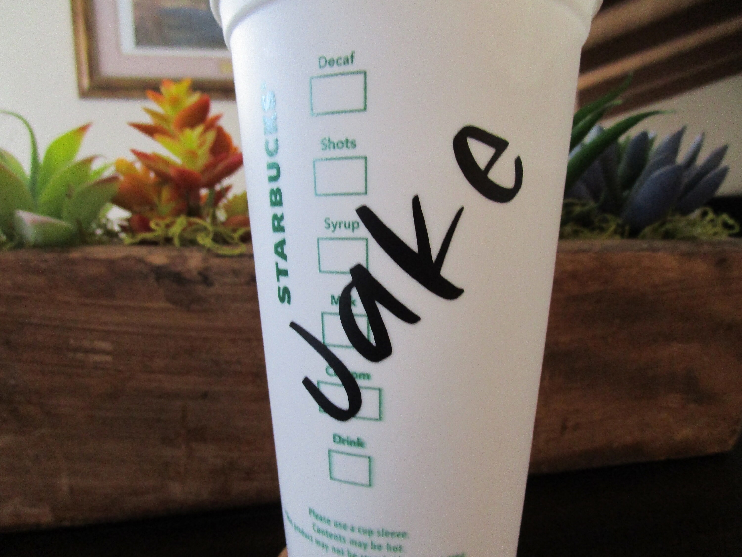 Death Before Decaf Starbuck's Hot or Cold Cup - Etsy