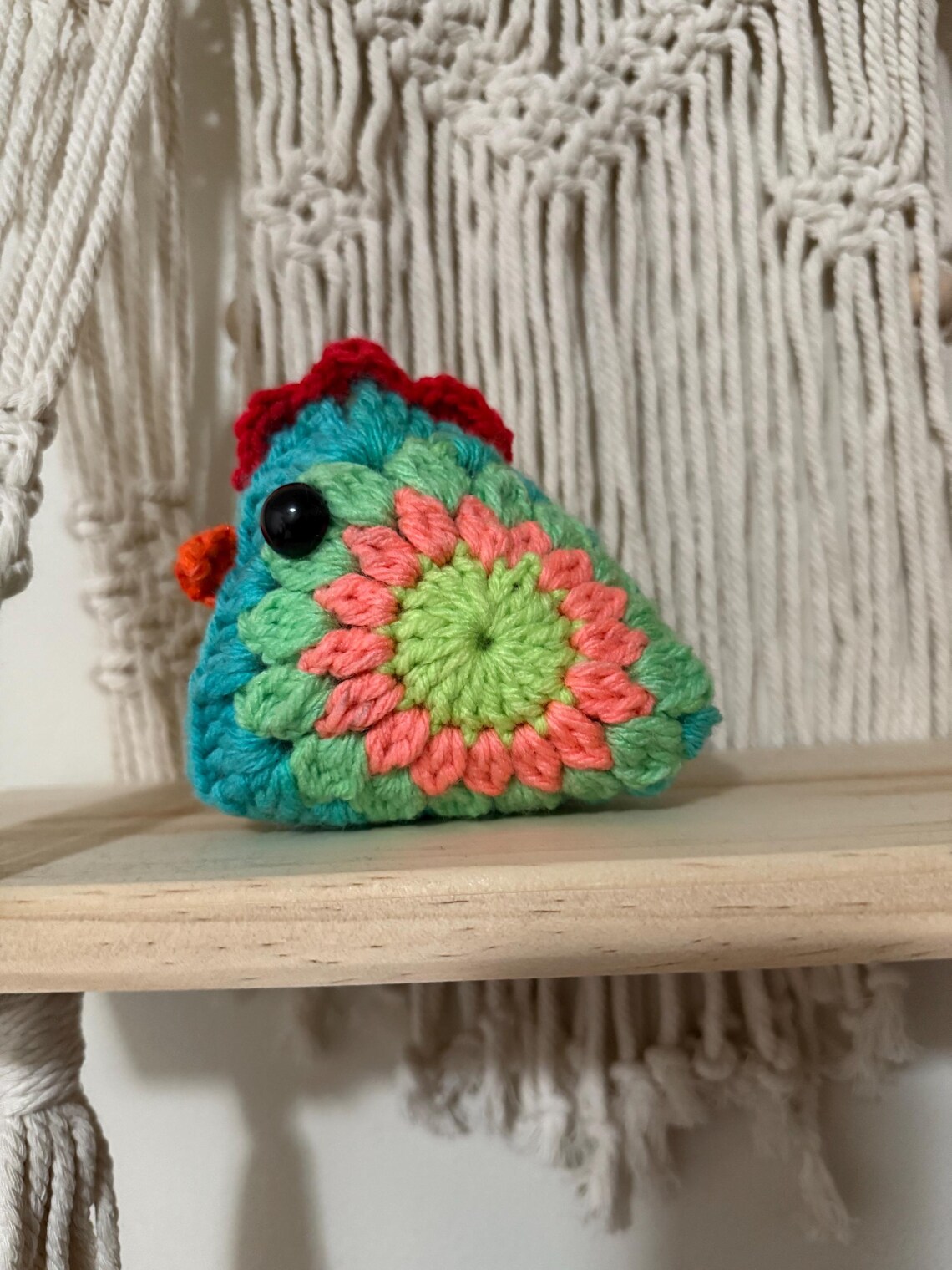 Crochet Granny Square Chicken, Crochet Chicken, Amigurumi Chicken ...