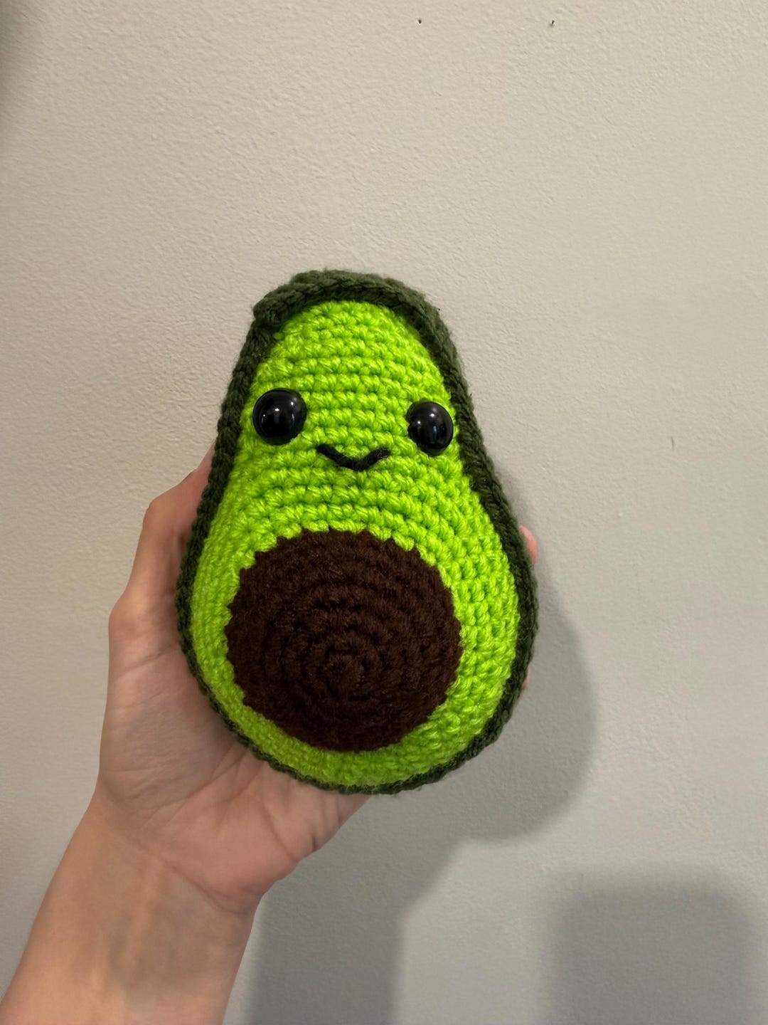 Crochet Avocado, Crochet Stuffed Avocado, Crochet Cute Amigurumi ...