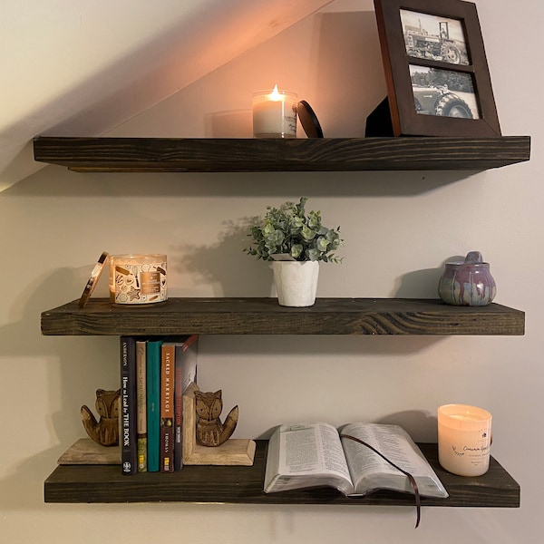 Floating Book Shelves - Etsy