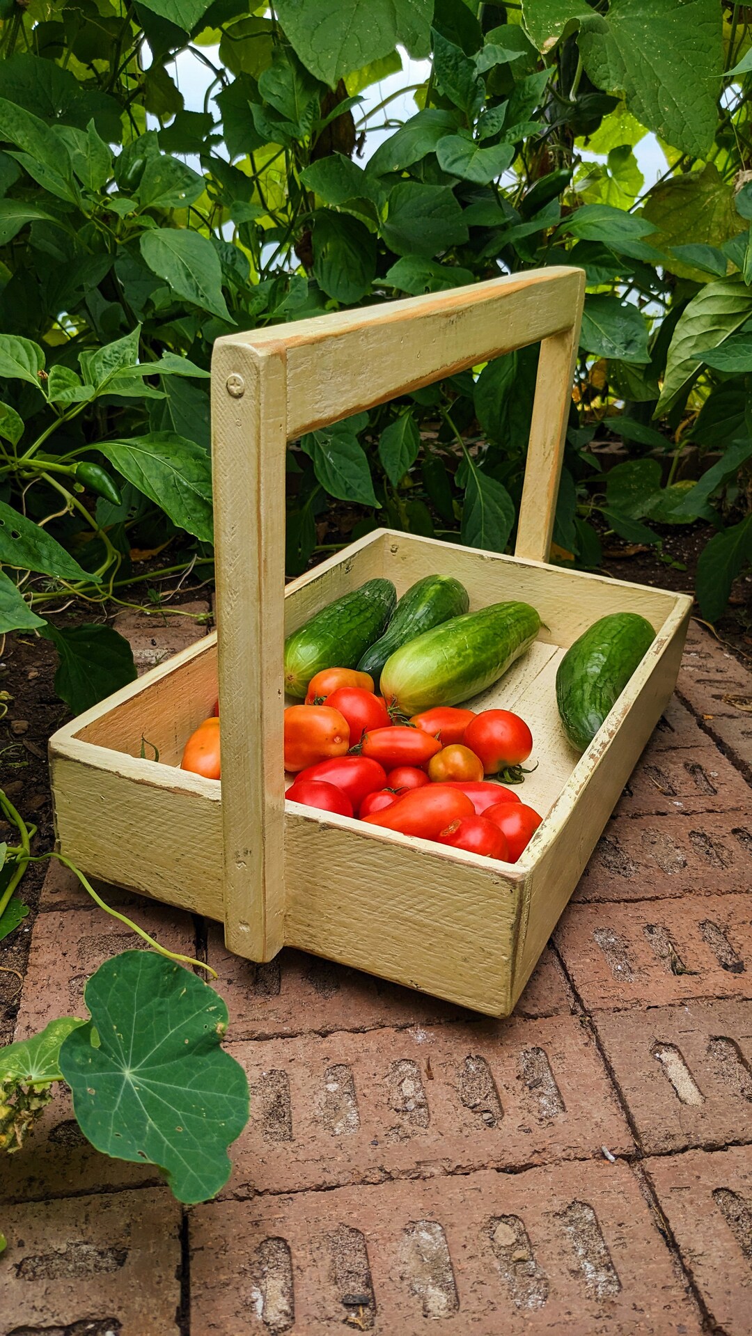 Handmade Wooden Garden Trug - Etsy