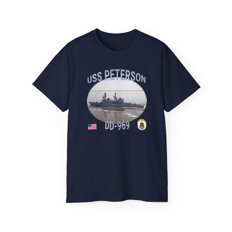DD 969 USS Peterson Navy Ship Photo T-shirt - Etsy