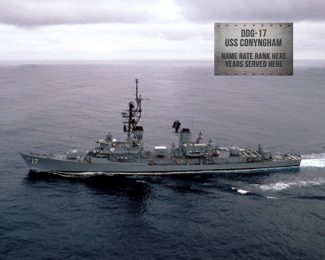Personalized Metal DDG 17 USS Conyngham Photo Wall Print - Etsy