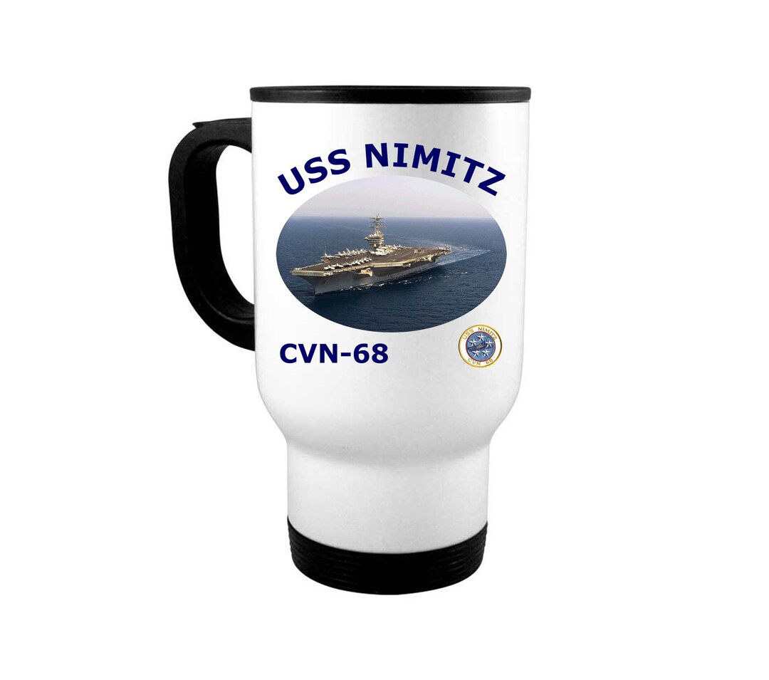Personalized CVN 68 USS Nimitz Travel Coffee Mug - Etsy