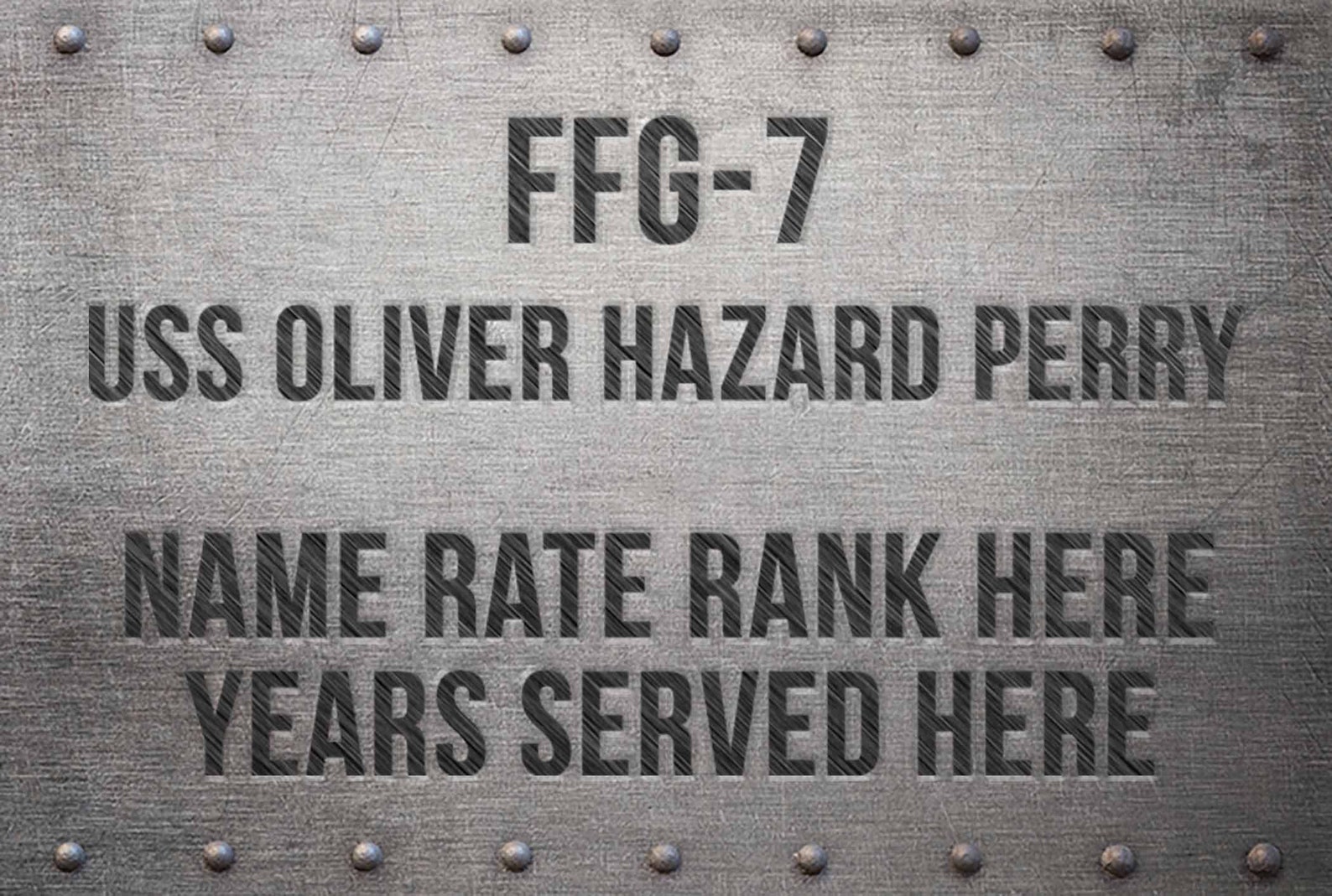 Personalized Metal FFG 7 USS Oliver Hazard Perry Photo Wall Print - Etsy