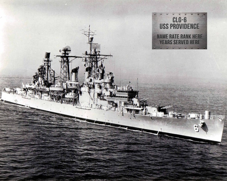 Personalized Metal CLG 6 USS Providence Photo Wall Print - Etsy