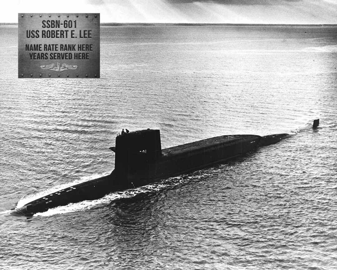 Personalized Metal SSBN-601 USS Robert E Lee Photo Wall Print - Etsy