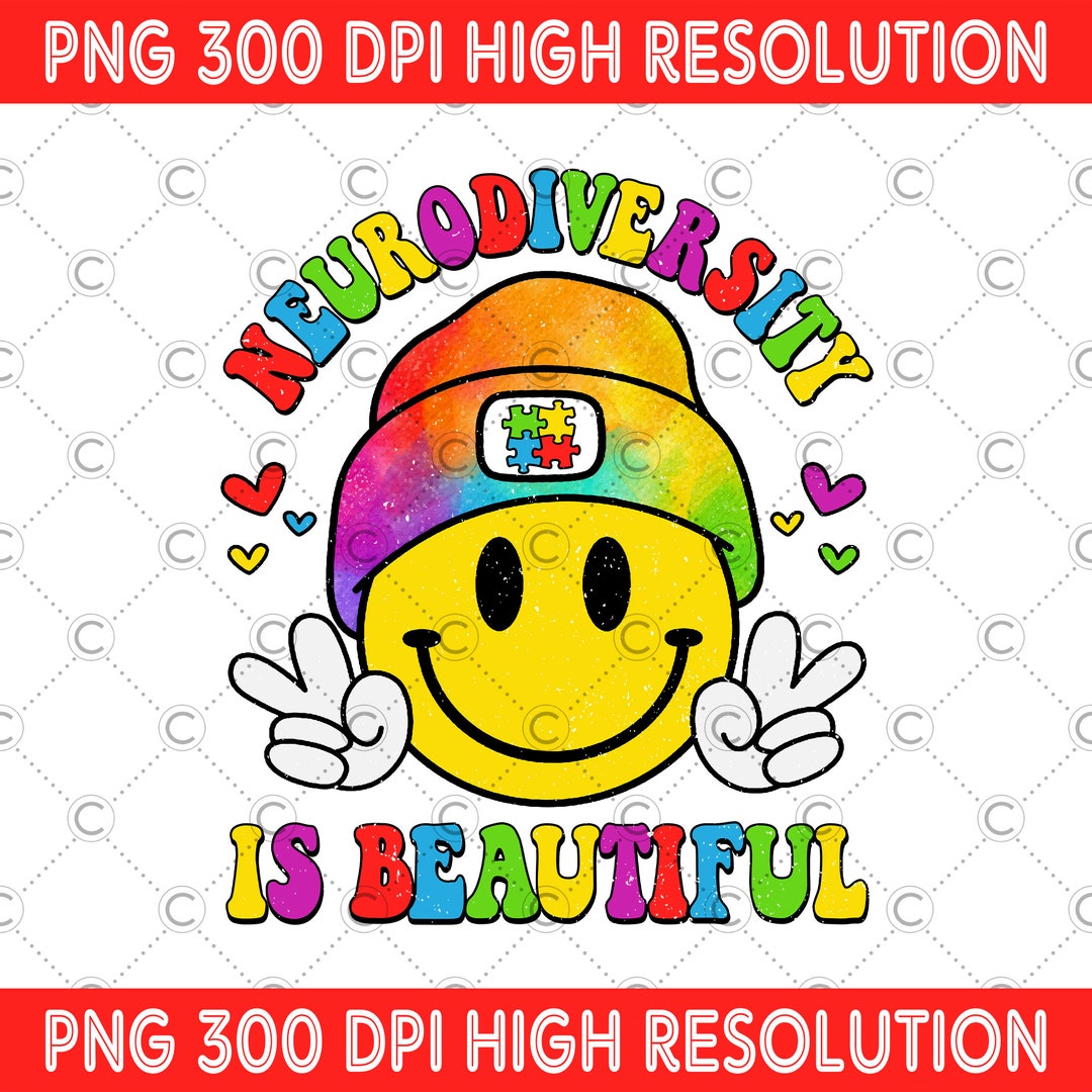Neurodiversity is Beautiful PNG, Autism Awareness Digital Download ...