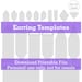 Earring Template Graph Paper for Seed Beading - Etsy