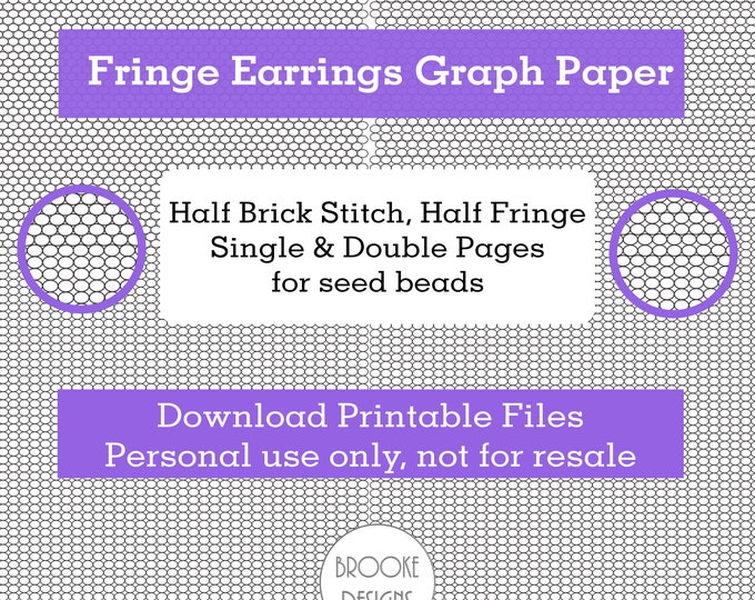 Loom Seed Bead Graph Paper - Etsy Canada