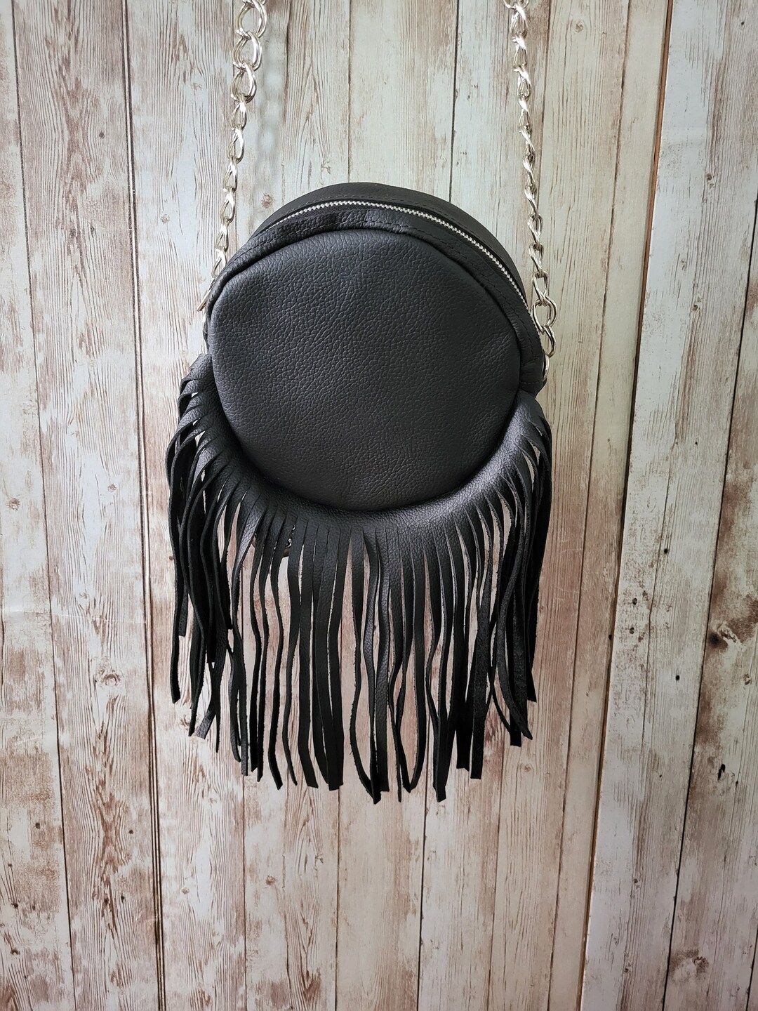 Long Fringe Circle Purse - Etsy