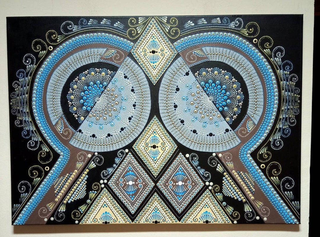 Parallel Universe, Mandala Artwork, Wall Art Decor, Mandala Dot ...