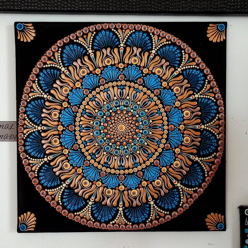 Mandala Canvas - Etsy