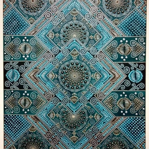 The Power, Mandala Artwork, Wall Art Decor, Mandala Dot Painting ...