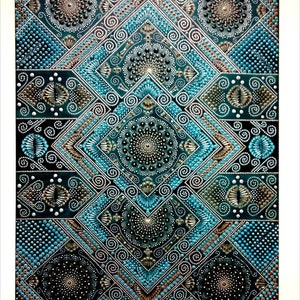 The Power, Mandala Artwork, Wall Art Decor, Mandala Dot Painting ...