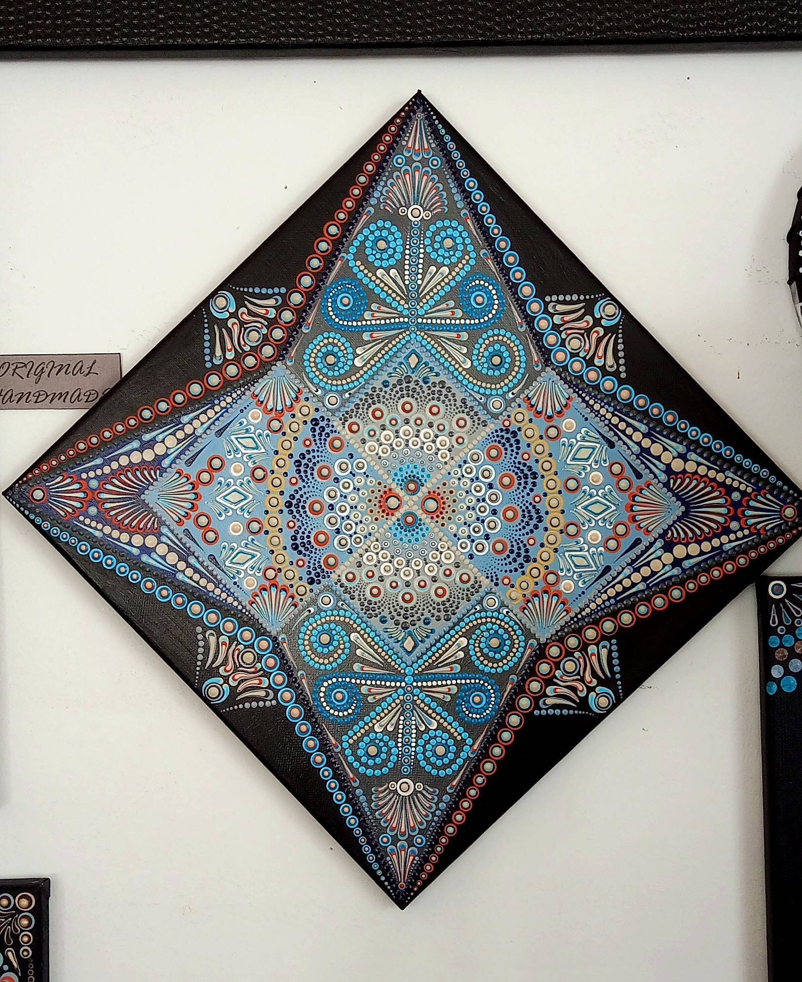 Mandala Wand kunst, Mandala Leinwand Malerei, Punkt Mandala Leinwand ...