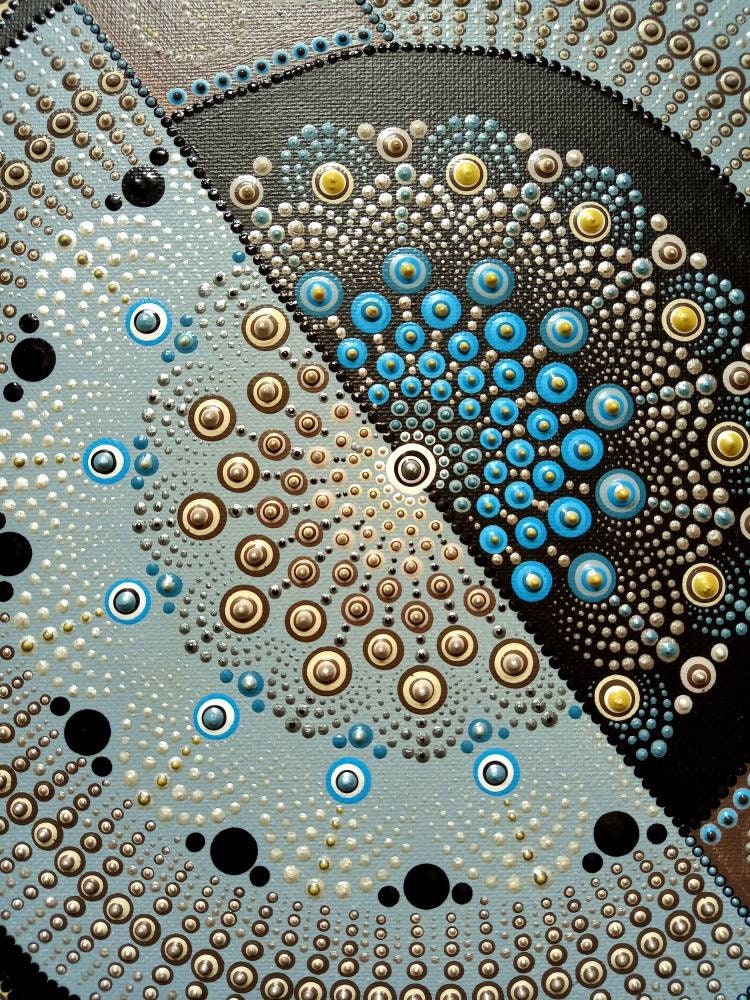 Parallel Universe, Mandala Artwork, Wall Art Decor, Mandala Dot ...