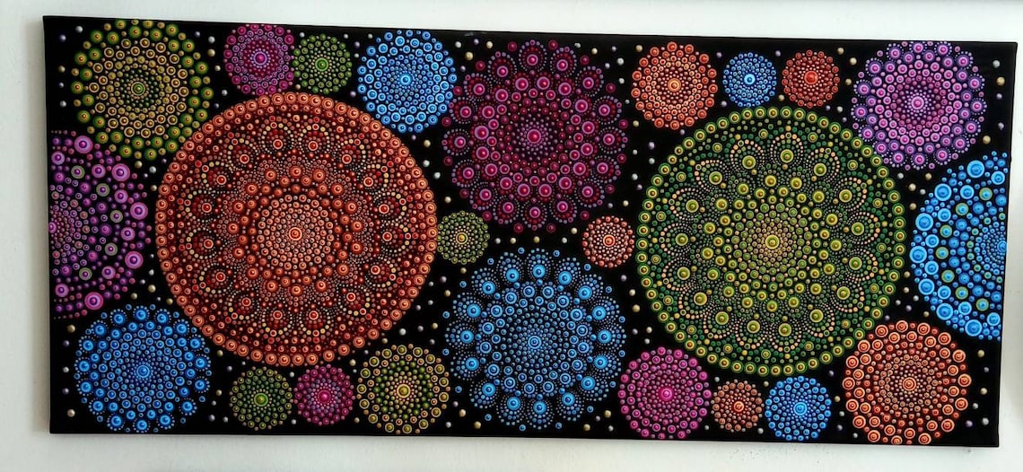 Chakra serenity mandala wall art Gift for home Mandala | Etsy