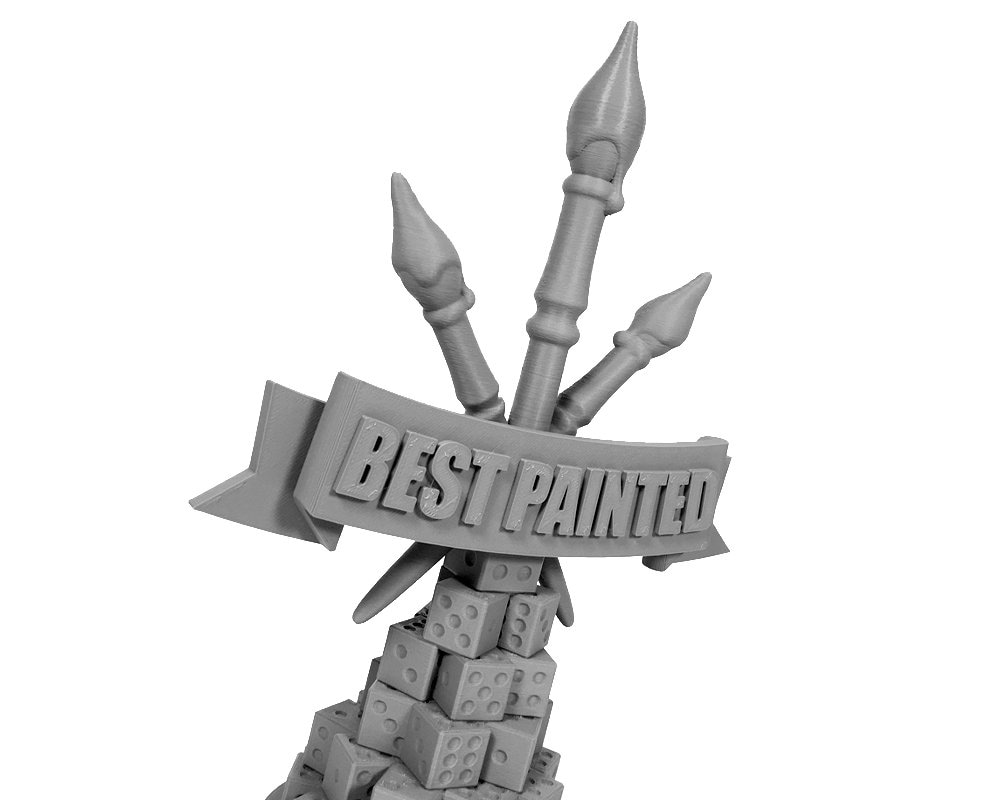 Best Painted Trophy | 3D Printing File (STL Digital Download) - Etsy