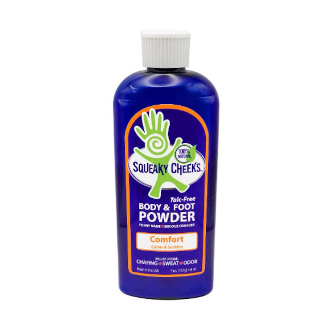 FOOT POWDER - Squeaky Cheeks All Natural Talc Free Body & Foot Powder ...