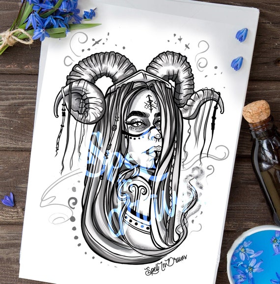 Traditional Aries Tattoo