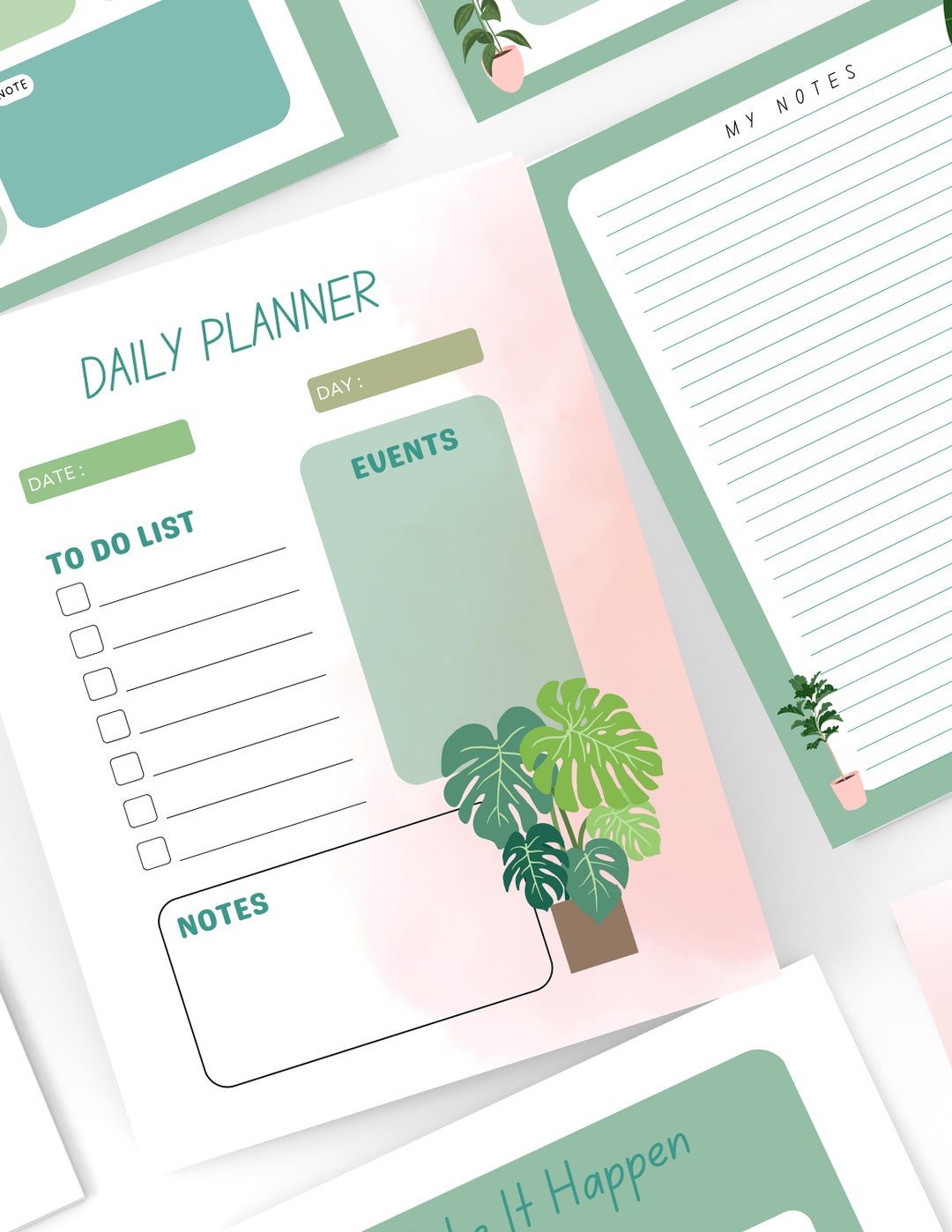 Planner Pages, Printable Planner, Planner, Journal, Diary, Notebook ...