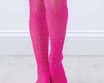 Pink Glitter Tights | Etsy
